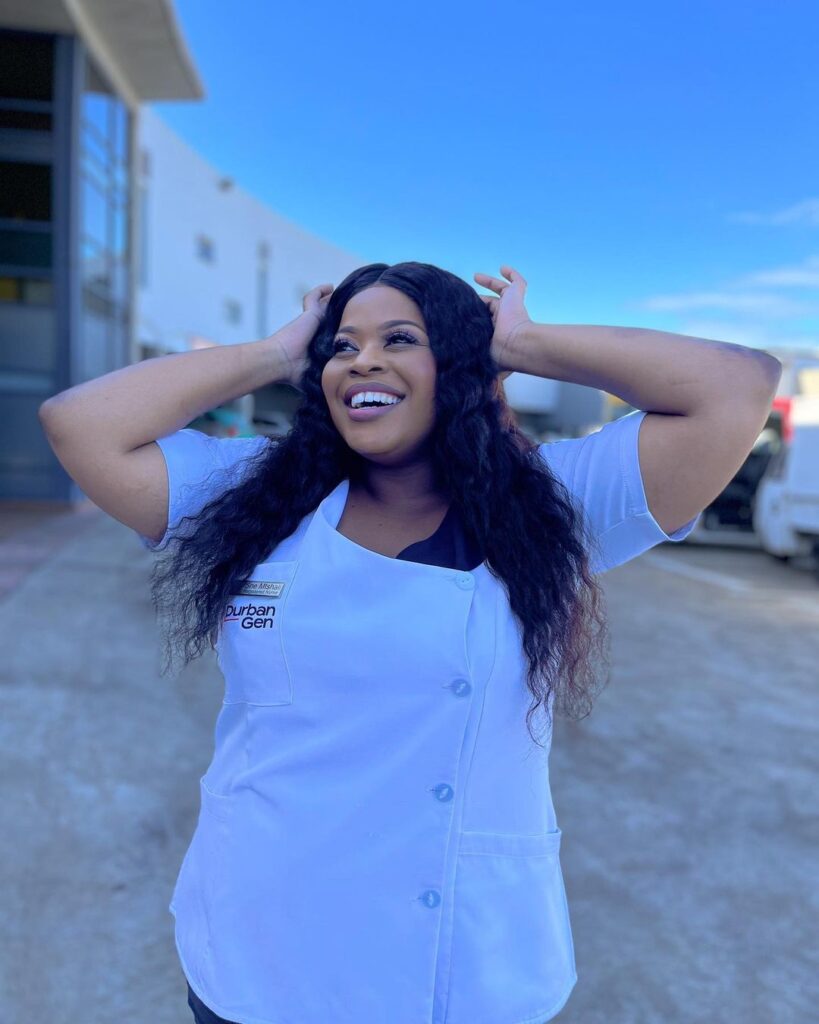 Sne from Durban Gen real name, age, career and husband. - Soapie Celebs