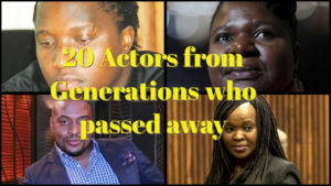 20 Actors from Generations who passed away. - Soapie Celebs