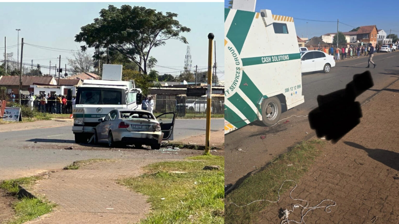 Thokoza CIT Robbery Fails as Suspect Loses Leg. - Soapie Celebs